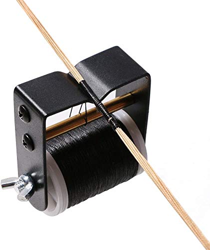 Archery Bow String Serving Jig Tool Bowstring Server Jip Serving Tool Adjustable with 120-yard /110m Strings, Archery Maintenance Accessories, String Tool with Thread for Various Bow