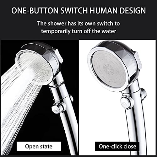 BIENKA Universal Shower Head High Pressure Rain Bath Showers Adjustable Water Saving Showerhead for Home Hotel Bathroom Sprayer