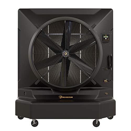 Big Ass Fans Cool-Space 500 Portable Evaporative Cooler, 50 inch Diameter Fan, Indoor or Outdoor Use, Continuous or Fillable (64 Gallon Capacity), Variable Speed