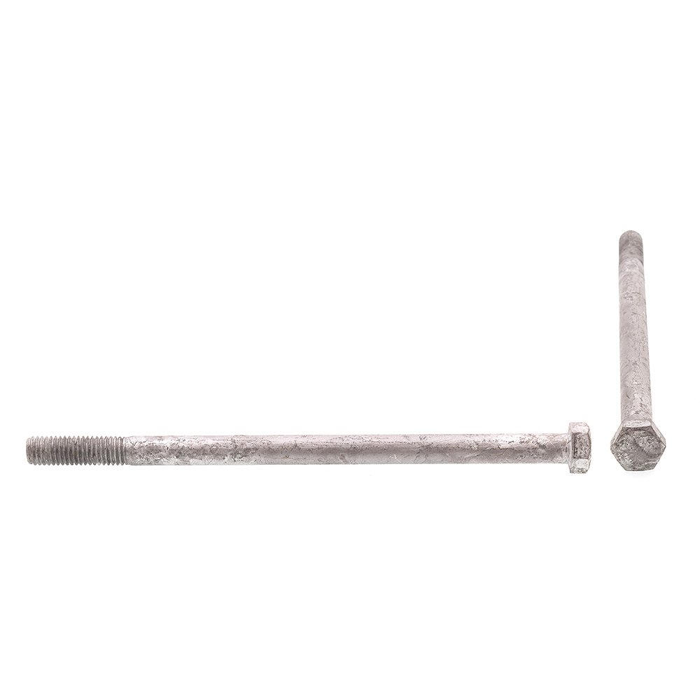Prime-Line 9060987 Hex Bolts, 1/2 In.-13 X 9 In., A307 Grade A Hot Dip Galvanized Steel (5 Pack)