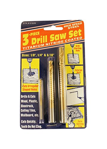 Best Way Tools - B51626 51626 High Speed Rasp Drill, 3 Piece