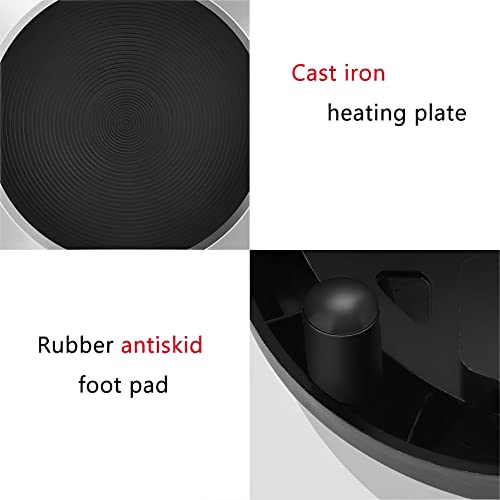 OIHYA 500w Small Hot Plate,Multi-function Mini Portable Electric Stove Hot Burner For Home Kitchen Cooking 110v