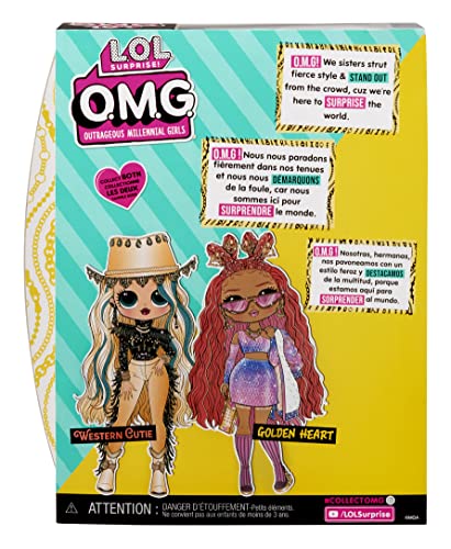 L.O.L. Surprise! O.M.G. Golden Heart Fashion Doll with Multiple Surprises and Fabulous Accessories – Great Gift for Kids Ages 4+