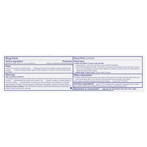 Sensodyne Complete Protection Sensitive Toothpaste for Sensitive Teeth - 3.4oz