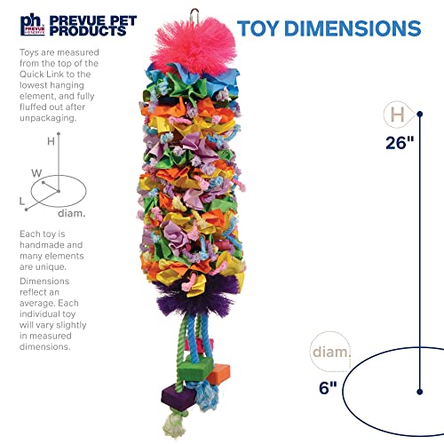 Prevue Pet Products 62607 Calypso Creations Dagwood Bird Toy, Multicolor