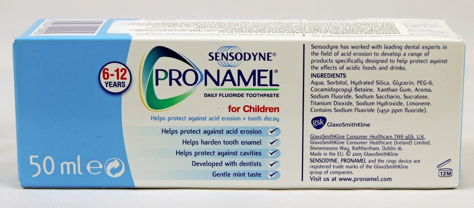 Sensodyne Pronamel Children Daily Fluoride Toothpaste [Pack of 5]