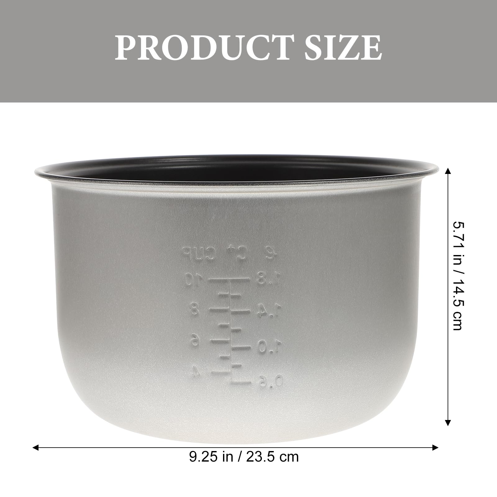 Cabilock Rice Cooker Liner Non Stick Inner Pot Rice Cooker inside Pot Electric Cooker Accessories for Home Kitchen Shop