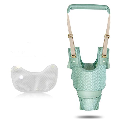 Baby Walking Harness - Handheld Kids Walker Helper - Toddler Infant Walker Harness Assistant Belt (Mint Blue Mesh)