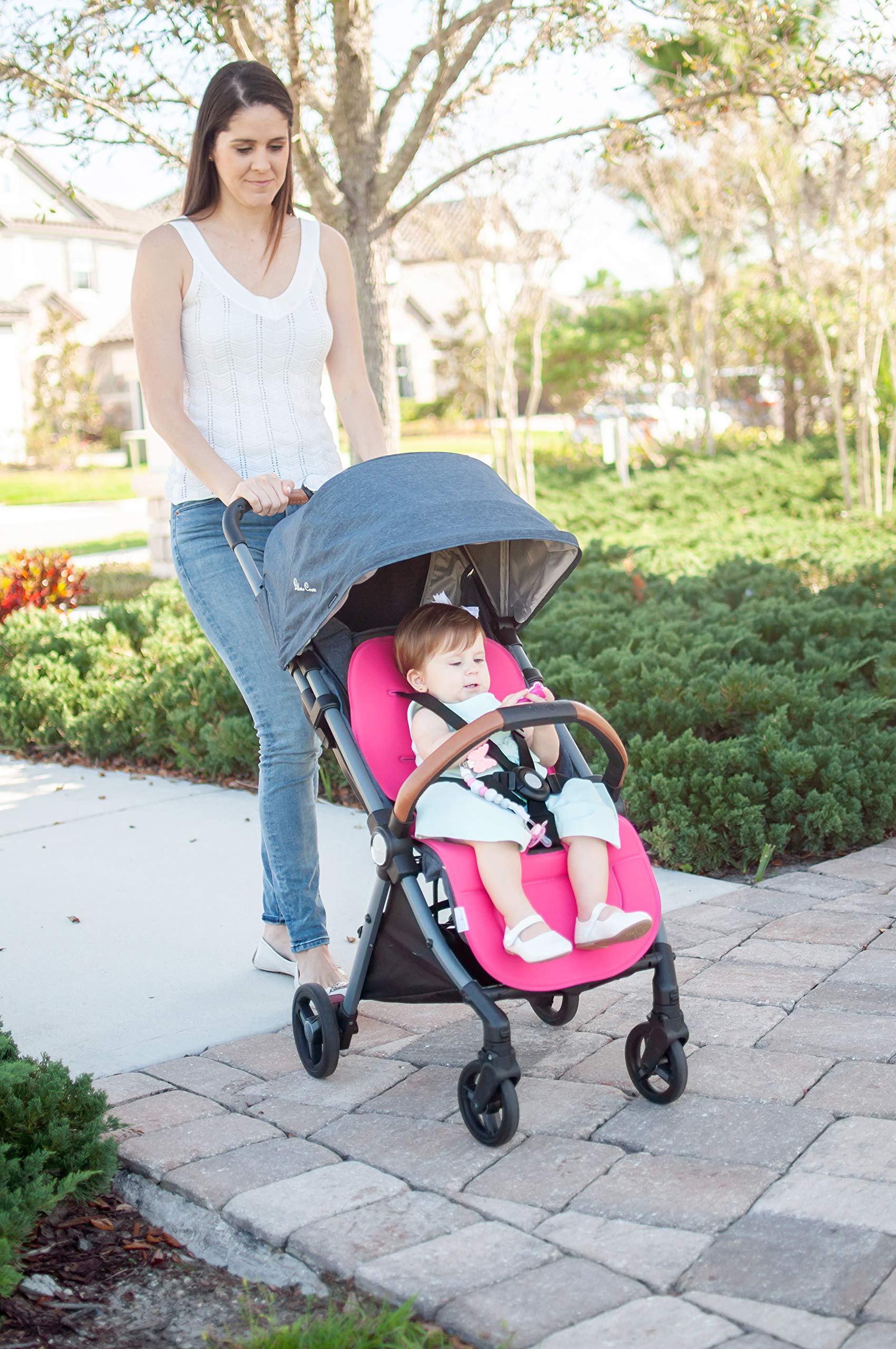 Primo Passi - Universal Stroller Liner | Stroller Liner, Stroller Seat Cover, Adds Comfort, Stroller Seat Protection, Universal Fit (Blue)