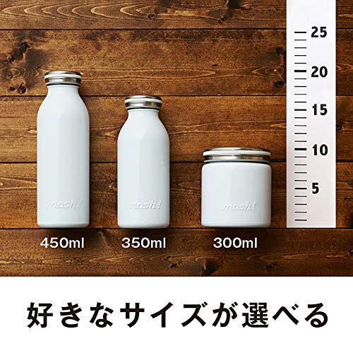 Water Bottle, Vacuum Insulated, Screw Type, Mug, Bottle, 1.2 fl oz (0.35 L), Turquoise, Mosh!
