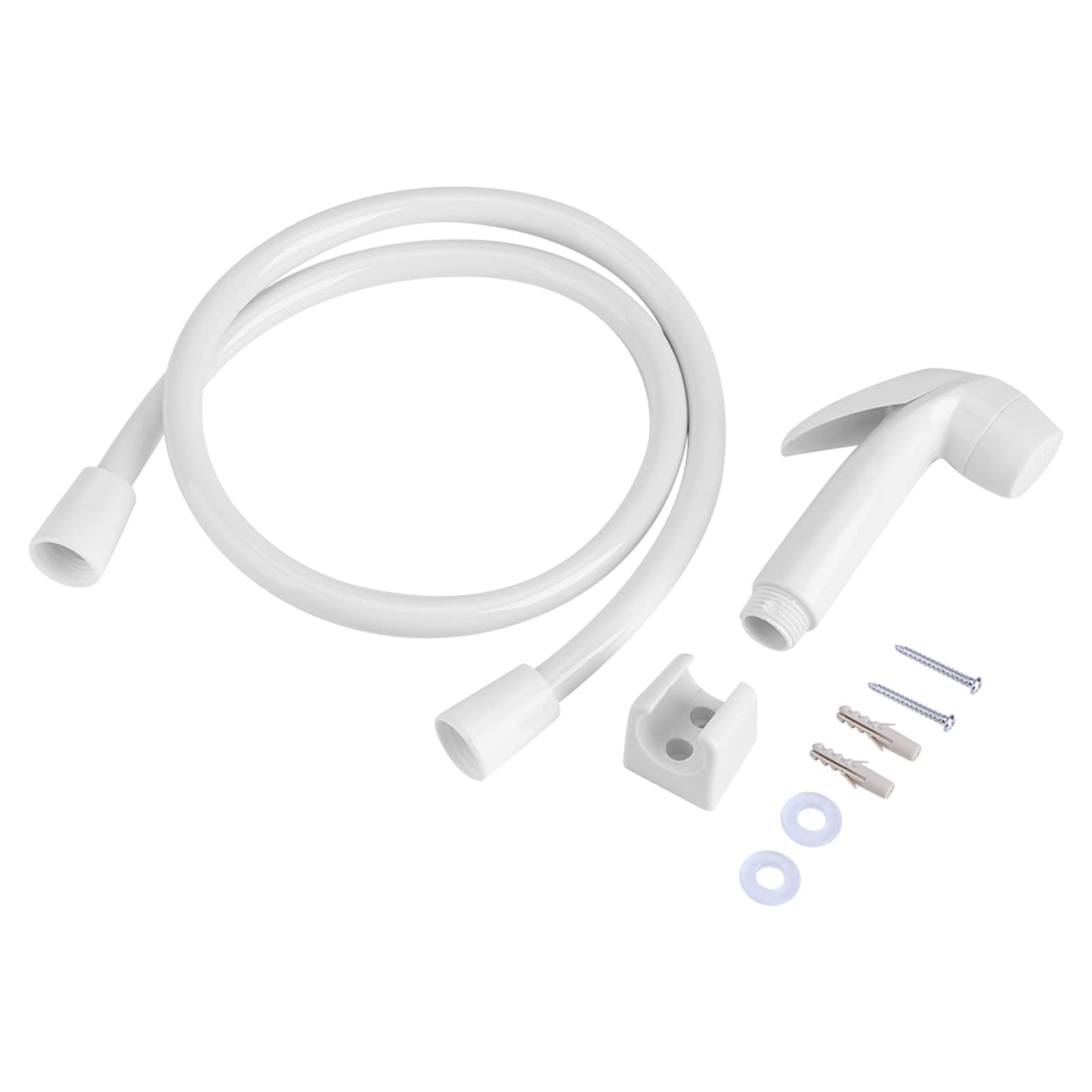Toilet Bidet, Bathroom Bidet Toilet Wall Mounted Shower 38.2inch Pipe Handheld Bidet Spray Sprayer Sprayer Shattaf Kit, Body Cleaner Tool, for Bathroom Toilet