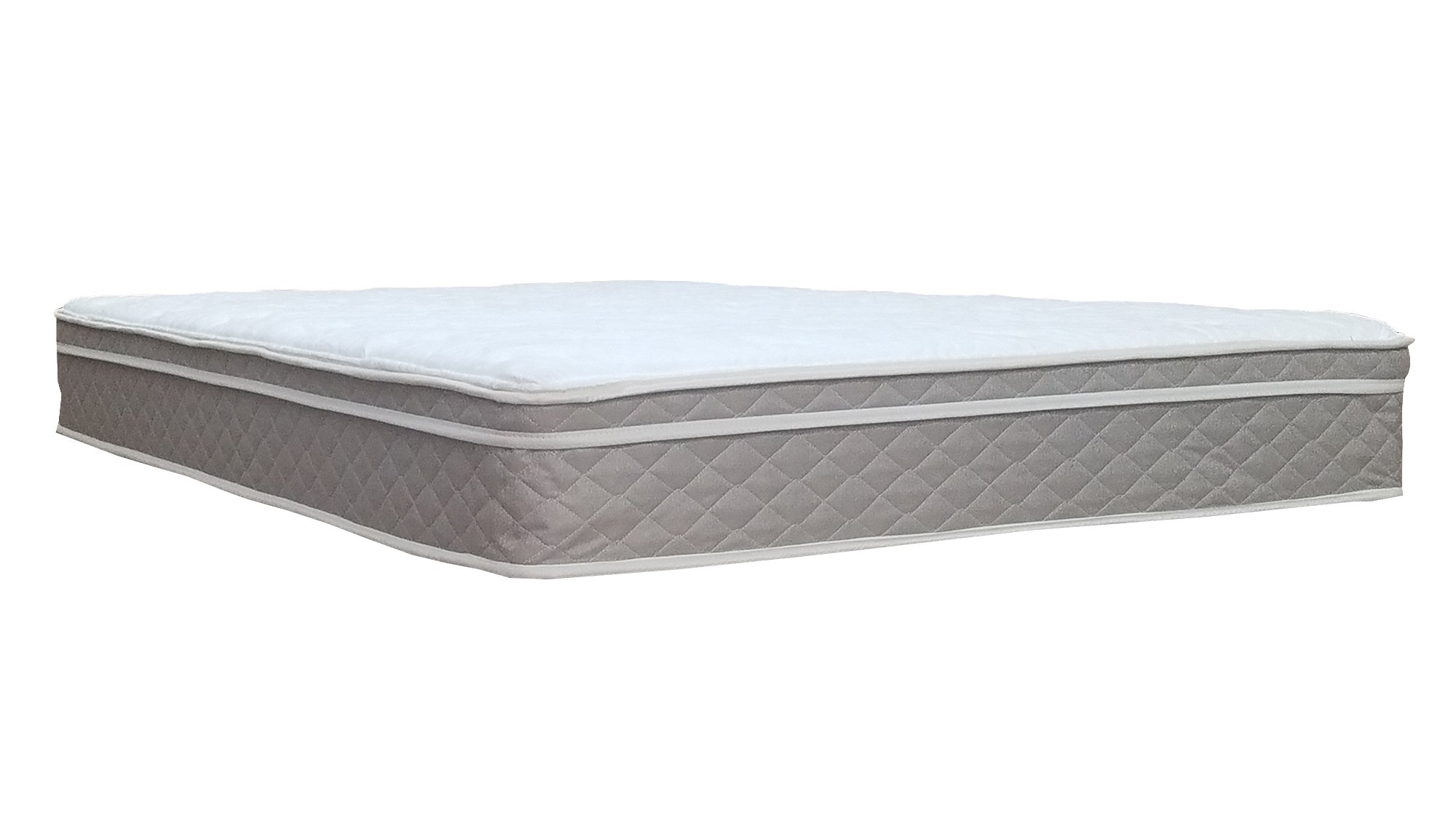 Continental Mattress 10" Pillowtop Eurotop Fully Assembled Orthopedic Back Support Plush Mattress, King