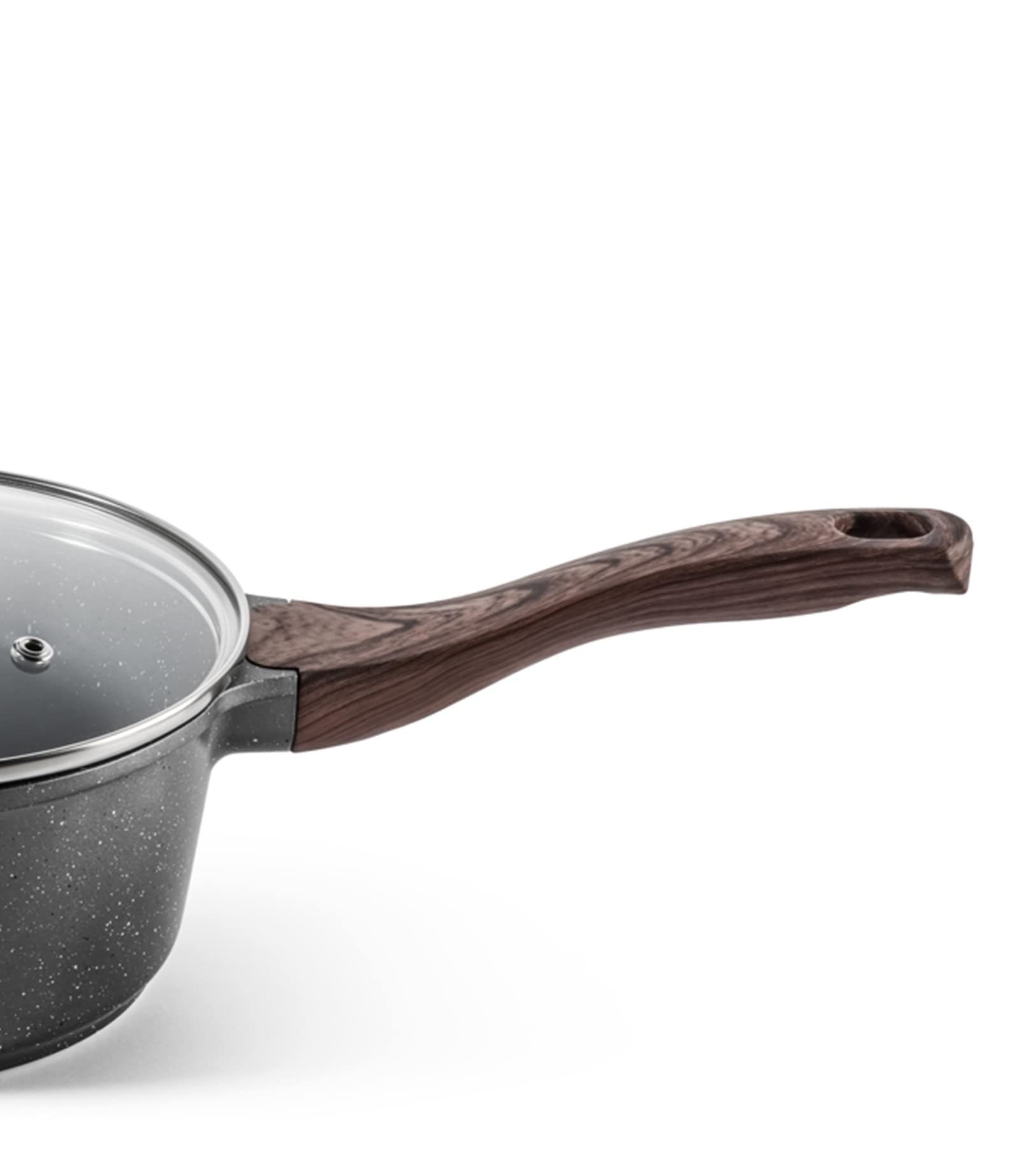 SENSARTE Sauce Pan Bakelite Handle Replacement Only Compatible with 2.6 QT Saucepan with lid Gray