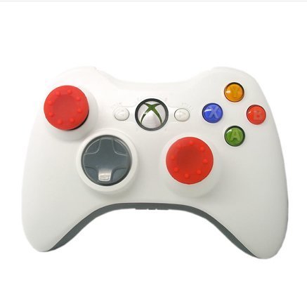 Analog Silicone Thumb Stick Grip Joystick Caps Cover for PS4 PS3 Xbox 360 Xbox One Game Controllers (4 x Red)