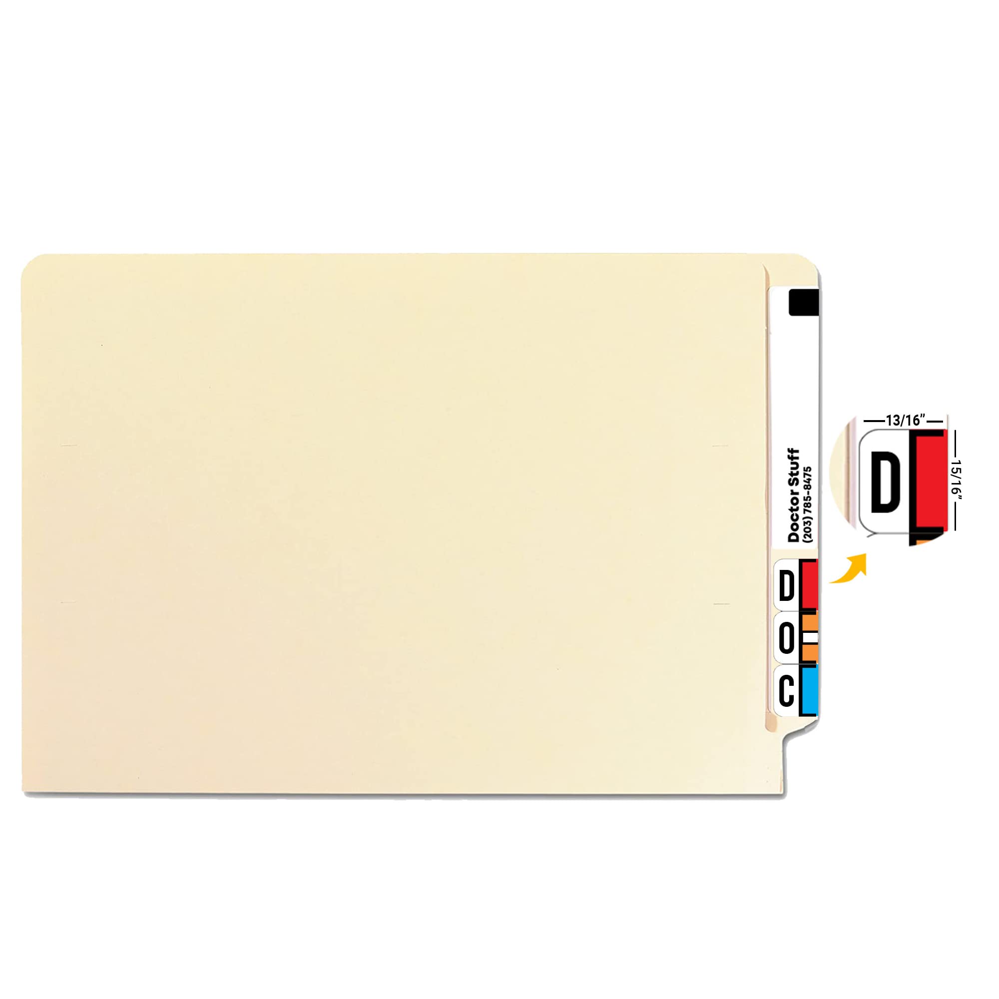 Doctor Stuff - File Folder Labels, Ringbook Sheets, Alphabet Letter S, POS 2000 - PP3R Match Compatible Alpha Stickers, Light Green, 15/16" x 1-5/8", 240 Labels per Pack