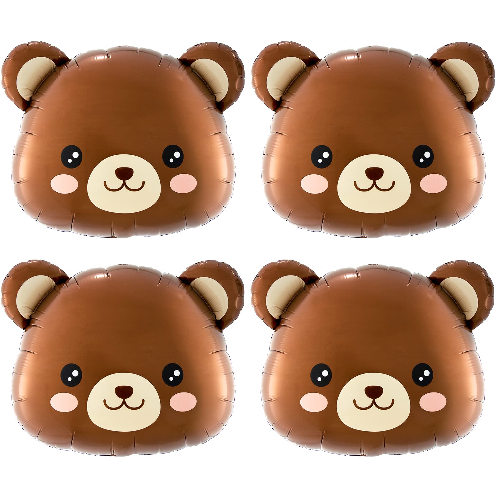 Bear Balloons Teddy Bear Baby Shower Decorations We Can Bearly Wait Bear Theme Birthday Party Supplies 4 Pcs