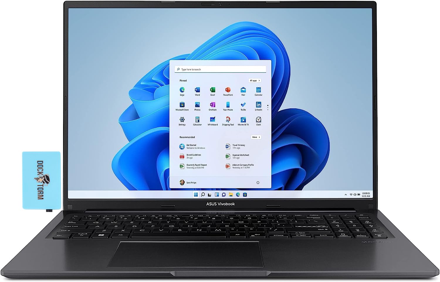 ASUS Vivobook 16X Home & Business Laptop (Intel i7-13700H 14-Core, 40GB RAM, 1TB PCIe SSD, Intel Iris Xe, 16.0" 60 Hz Wide UXGA (1920x1200), WiFi, Bluetooth, Webcam, Win 10 Pro) with Dockztorm Hub
