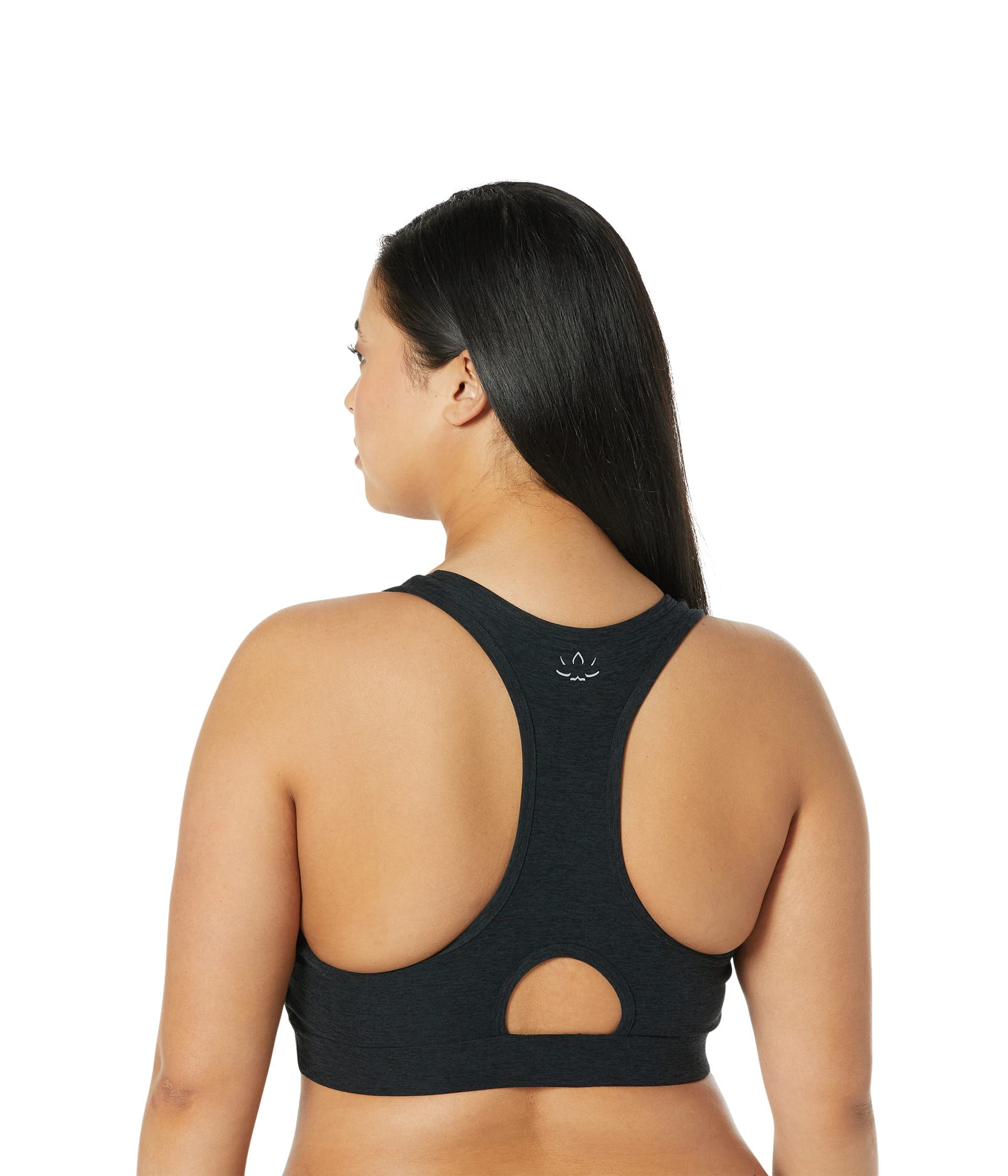 Beyond Yoga Plus Size Spacedye Bopo Got Your Back Bra Aubergine/Beet 1X