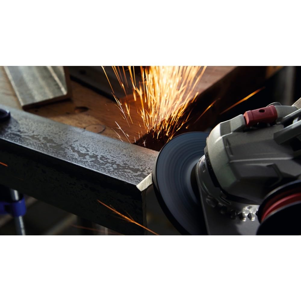 BOSCH GWS18V-10N 18V Brushless 4-1/2 – 5 In. Angle Grinder with Slide Switch (Bare Tool), Black