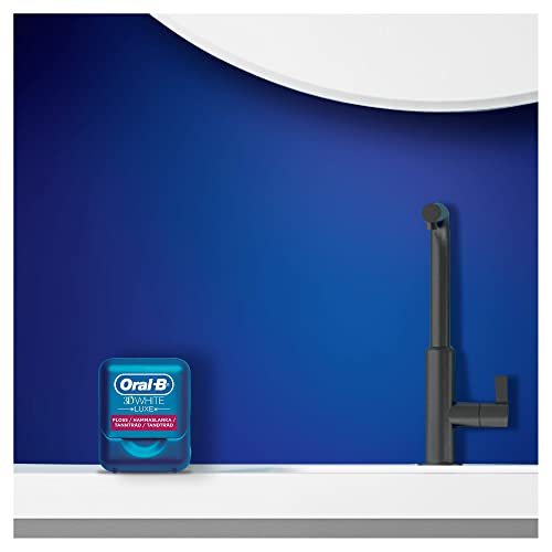 Oral-B 3DWhite Luxe - Dental Floss, Radiant Mint, 35 Metres