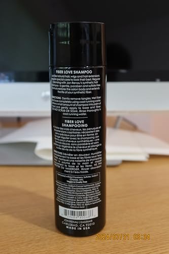 Jon Renau Argan Smooth Luxury Shampoo for Human Hair, 8.5 Ounce