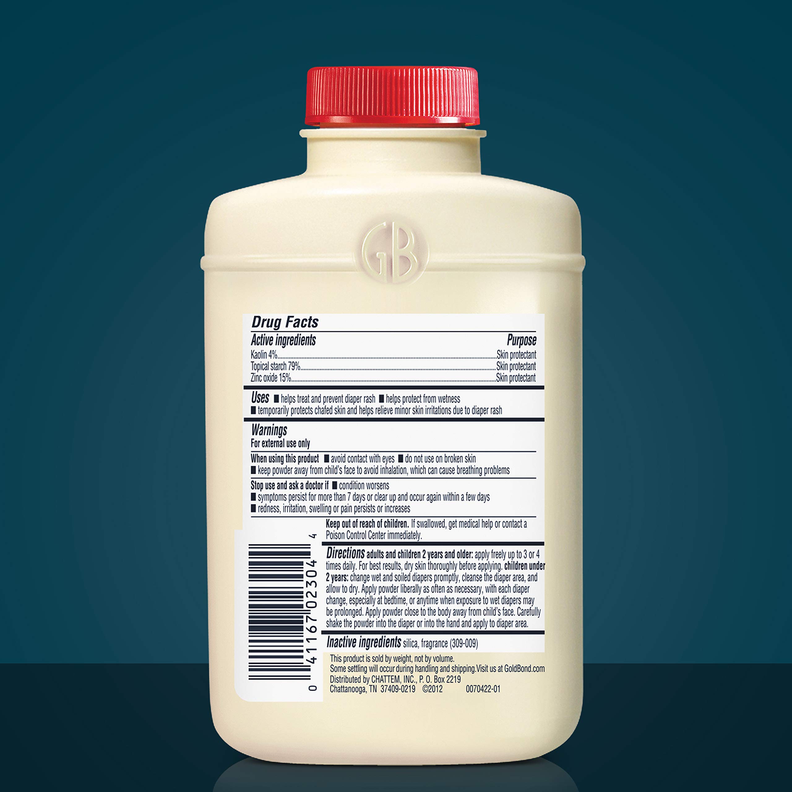 Gold Bond Medicated Baby Powder 4 oz., Cornstarch Plus, Helps Prevent & Treat Diaper Rash