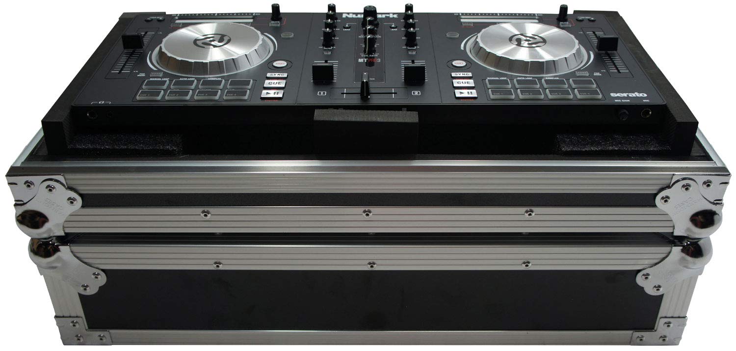 Harmony Audio HCMIXTRACKPRO3 Flight Road DJ Custom Case Compatible with Numark Mixtrack Pro 3