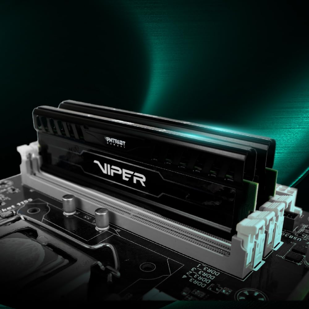 Patriot Memory PV316G160C0K 16GB(2x8GB) Viper III DDR3 1600MHz (PC3 12800) CL10 Desktop Memory with Black Mamba Heatsink