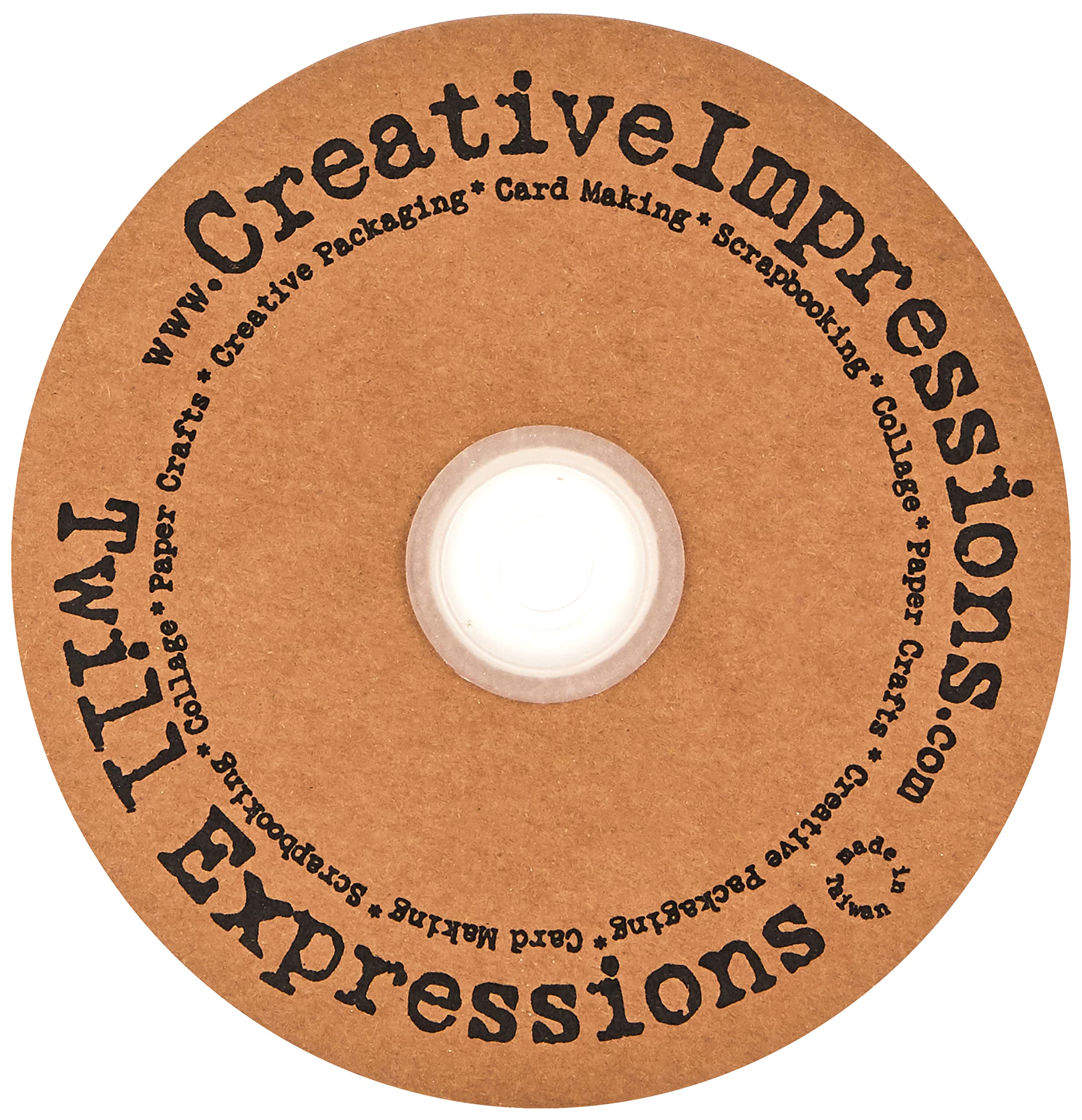 Creative Impressions Printed Twill .5" X25yd-Antique, 25-Yard, Anitque Ruler