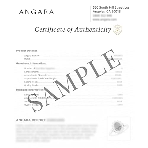 Angara June Birthstone - Freshwater Cultured Pearl Pendant Necklace with Diamond in Sterling Silver (8mm)