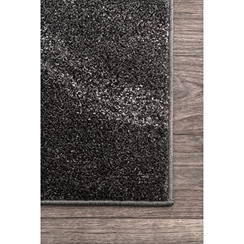 nuLOOM Julene Abstract Waves Area Rug, 5' x 8', Grey
