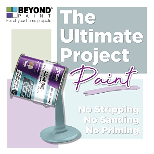 Beyond Paint Furniture, Cabinets and More All-in-one Refinishing Paint Gallon, No Stripping, Sanding or Priming Needed, Bright White, 3.79 Litre (BP24)