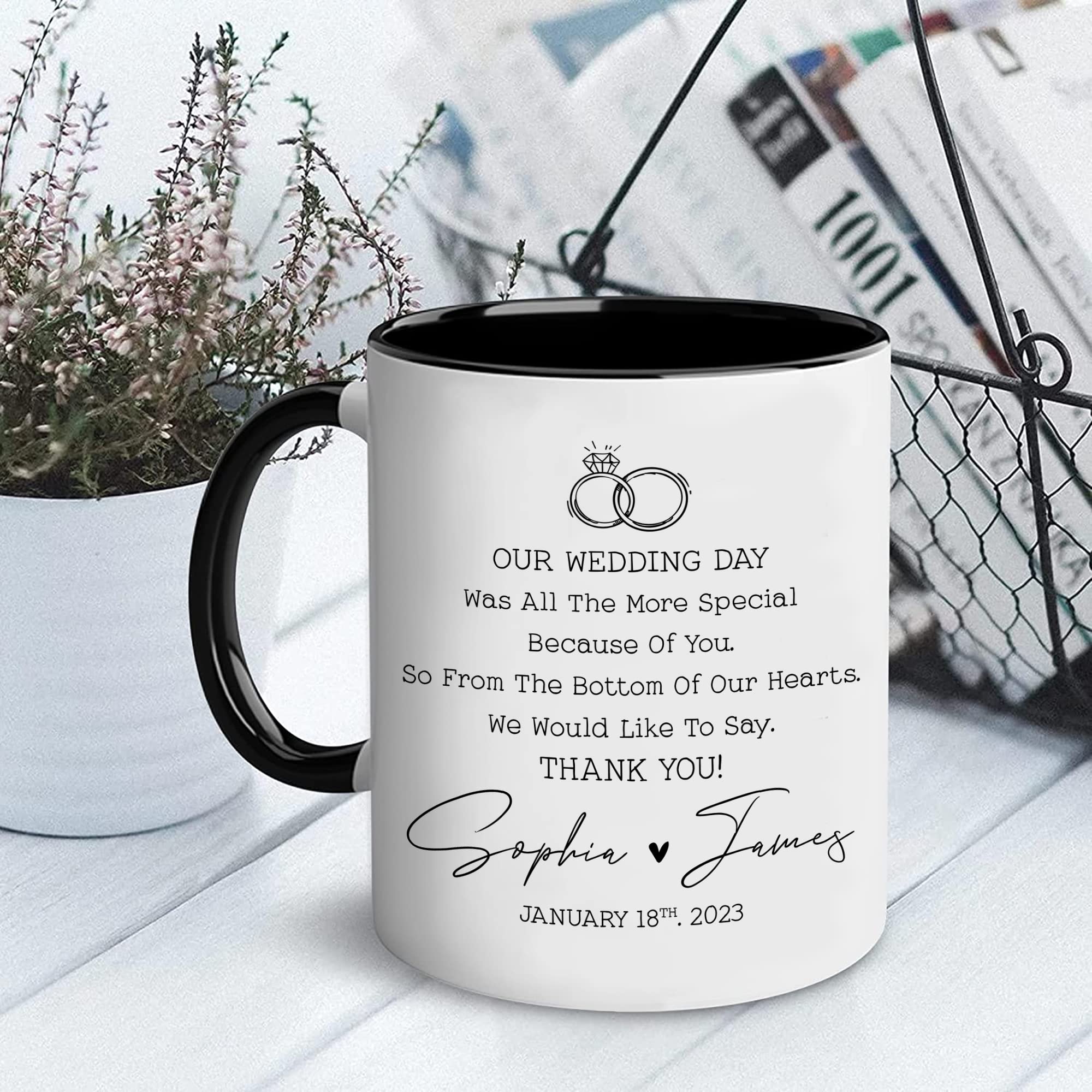 AWE-CREATIVES Personalized Best Officiant Ever Coffee Mug, Custom Mug Gift For Wedding, Officiant Mug, Wedding Officiant Gifts For Couple, Coffee Mug Gifts From Bride And Groom