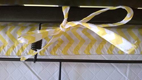 Pull-Proof Toddler Fitted Crib Sheet with Ties, Gray with Yellow Stars
