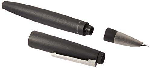 LAMY Black 2000 Fountain Pen with 14ct. Platinum-coated Gold Fine Nib (L01F)