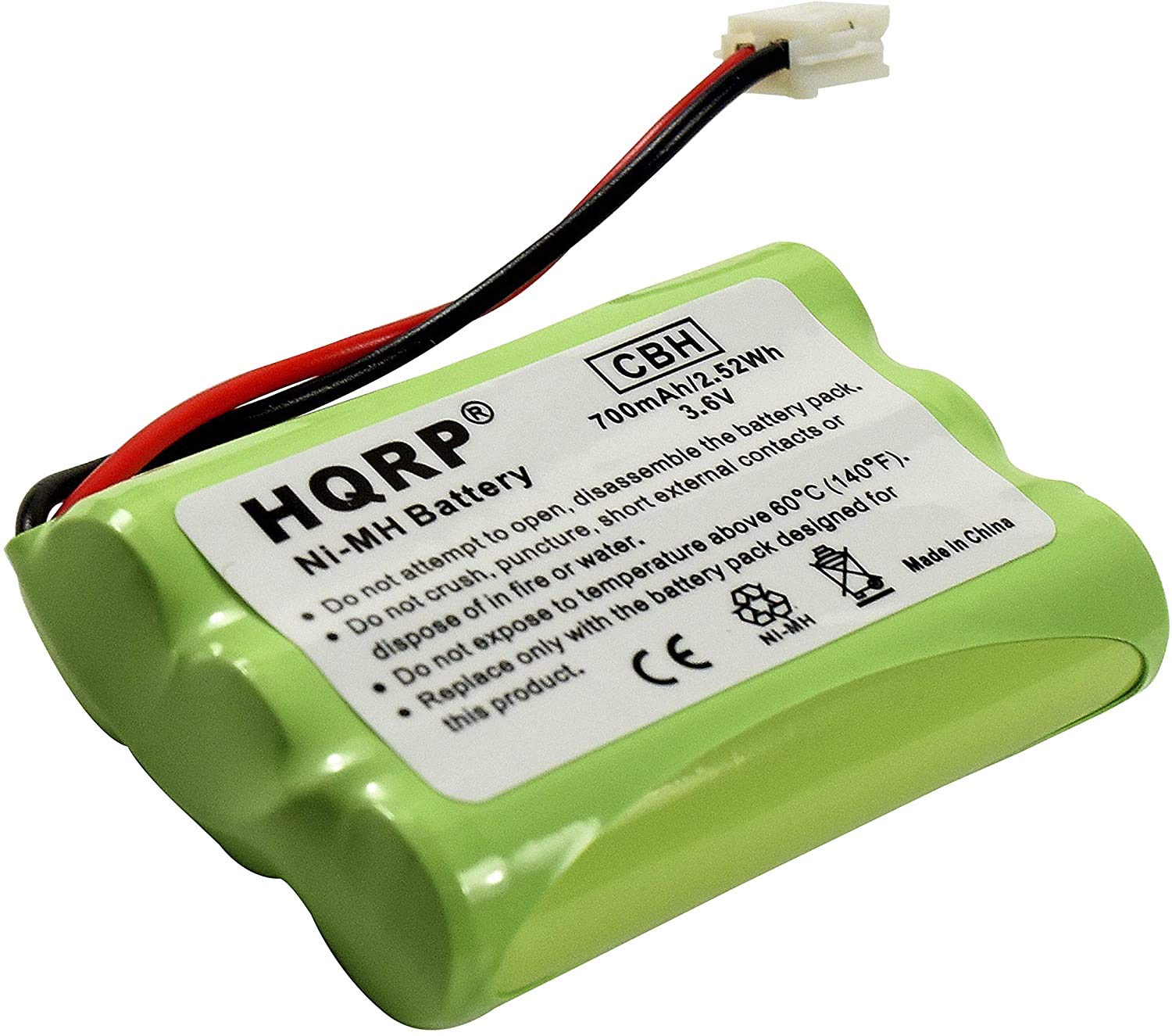 HQRP 2-Pack Phone Battery Compatible with VTech 6897, DS4121-3, DS4121-4, DS4122-3, i6717, i6725