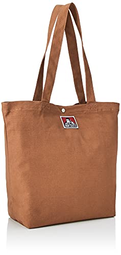 Ben Davis Classic Tote_Brown Tote Bag, Brown
