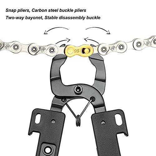 Bicycle Circlip Plier, Convenient Easy to Carry Detachable 14cm / 5.5in Long Bike Chain Removal Tool for Disassembly for Storage