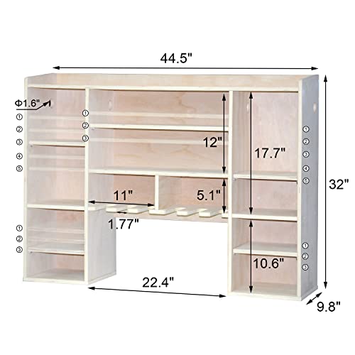 Power Tool Organizer Storage Rack, Drill holder Wall Mount, Cordless Drill Charging Station, Garage Organization, large 44.5βx32β