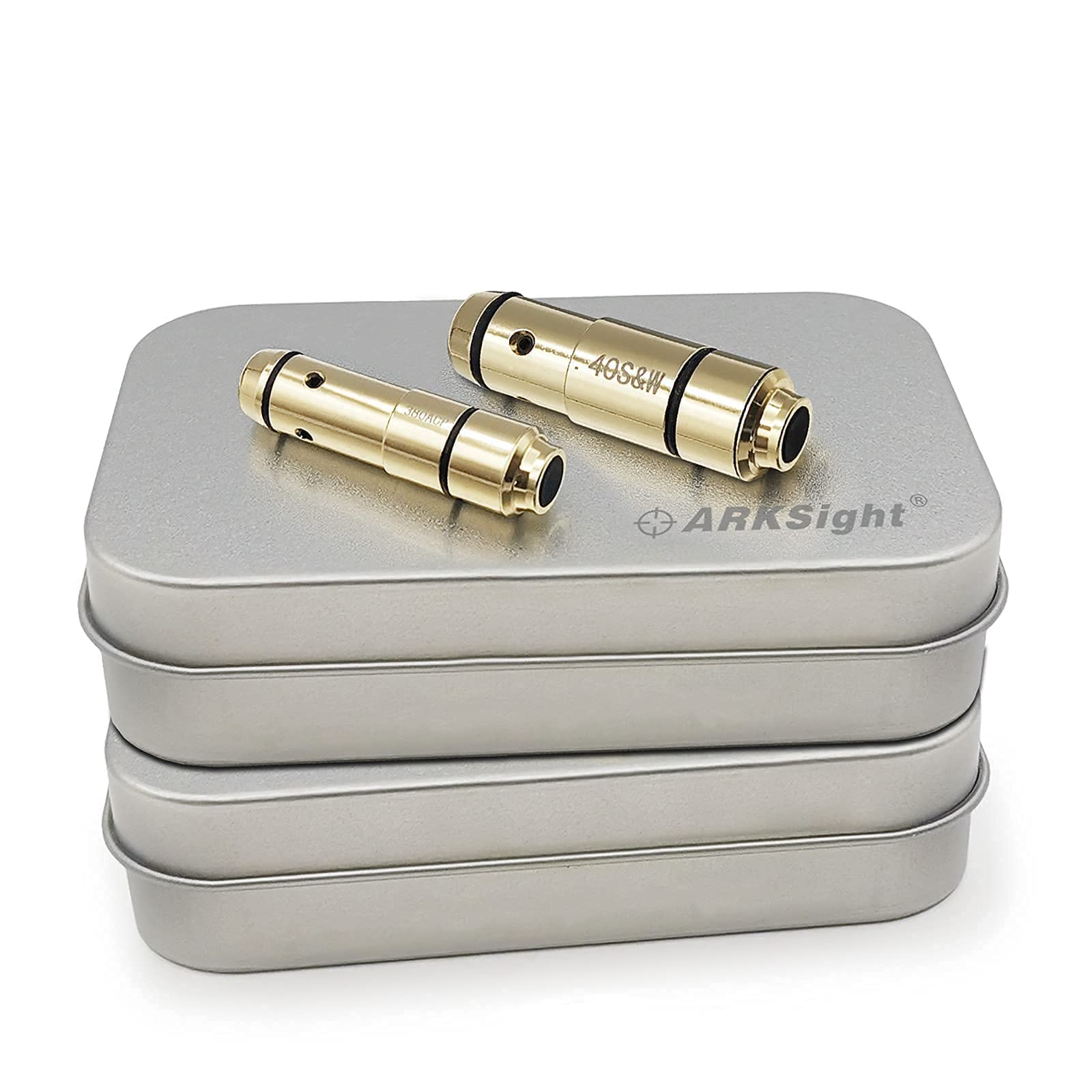ARKSight Dry Fire Training Cartridge 380ACP and 40S&W Laser Training Cartridge Integrated Snap Cap, Red Laser Bullet