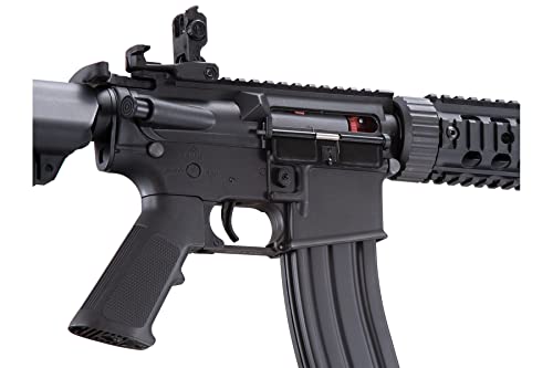 Lancer Tactical Gen 2 Airsoft Rifle SD M4 GEN 2 Polymer- Electric Full/Semi-Auto Airsoft AEG Rifle with 0.20g BBS, Charger and Battery (Black High FPS)