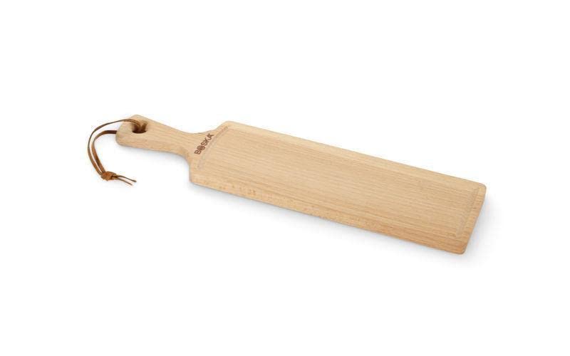 BOSKA Wooden Serving Cheese Board - Large Amigo Best For Cheese, Tapas, Bread, and Desserts Presentation - Board Slab with Non-Slip Feet - Cutting and Charcuterie Board - Dishwasher Safe