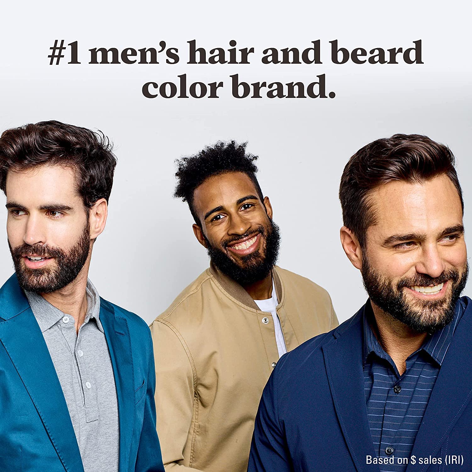 JUST FOR MEN Mustache & Beard Brush-In Color Gel, Blond M-10/15 1 Each (Pack of 2)