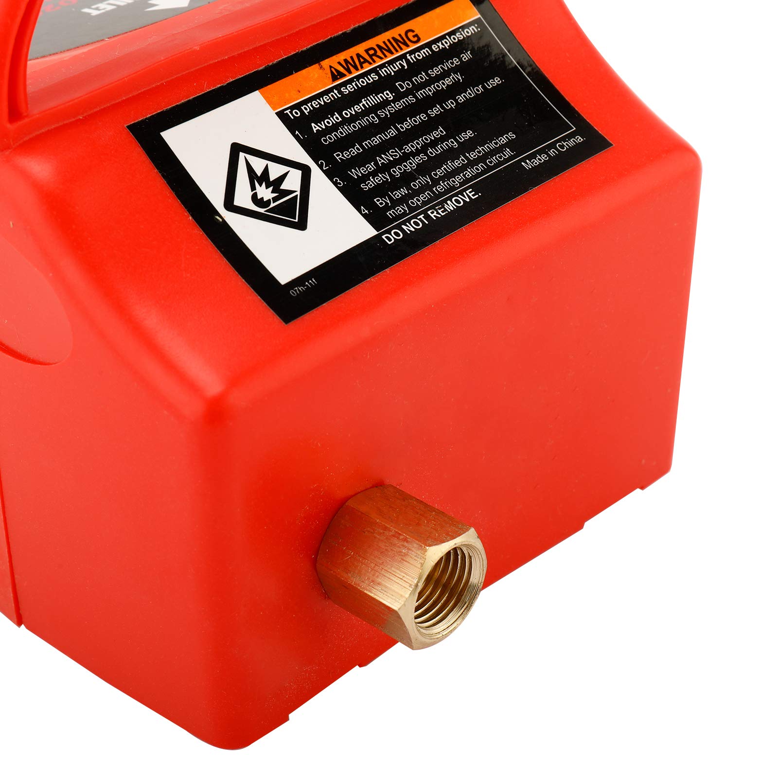 LuckyHigh 1/4''NPT A/C Air Conditioning System Tool 4.2CFM Pneumatic Air Operated Vacuum Pump Conditioner