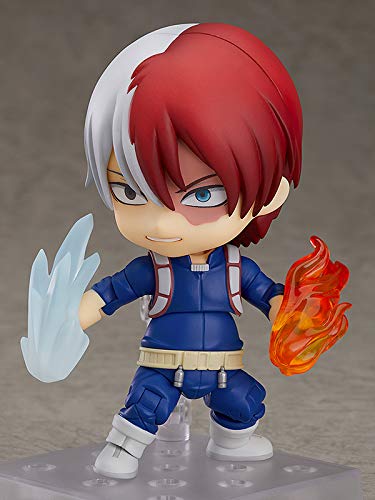 Good Smile My Hero Academia: Shoto Todoroki (Hero's Edition) Nendoroid Action Figure, Multicolor