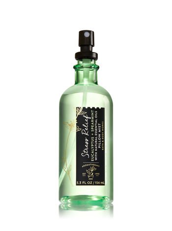 Bath and Body Works - Aromatherapy - Stress Relief - Eucalyptus & Spearmint - Pillow Mist & Body Cream - Gift Set โ New 2017