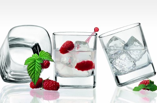 Luigi Bormioli, us kitchen, LUIG9 Strauss 11.75 oz Double Old Fashion Glasses, 6 Count (Pack of 1), Clear
