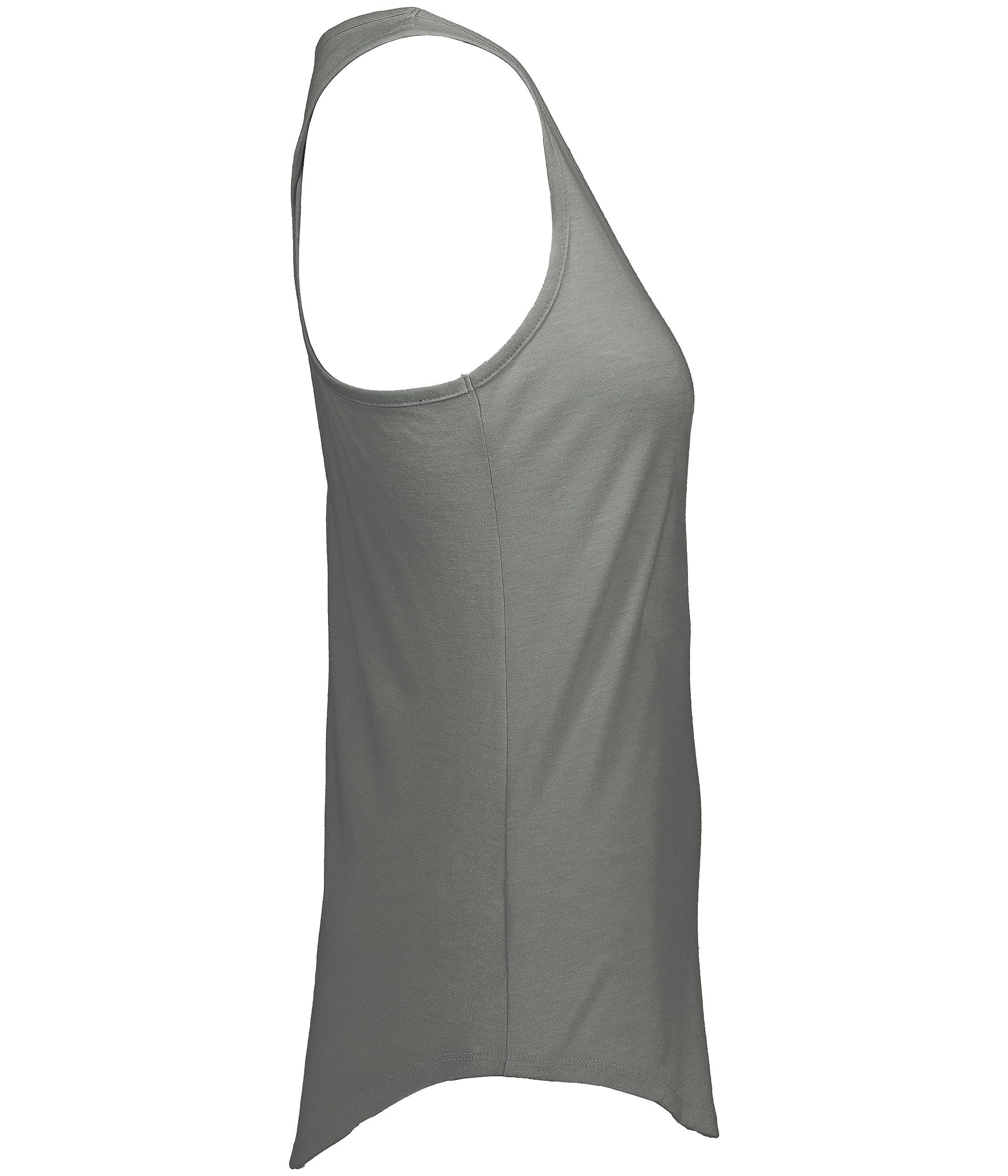 Augusta Sportswear Womens Lux Tri-Blend Tank, Grey Heather, L