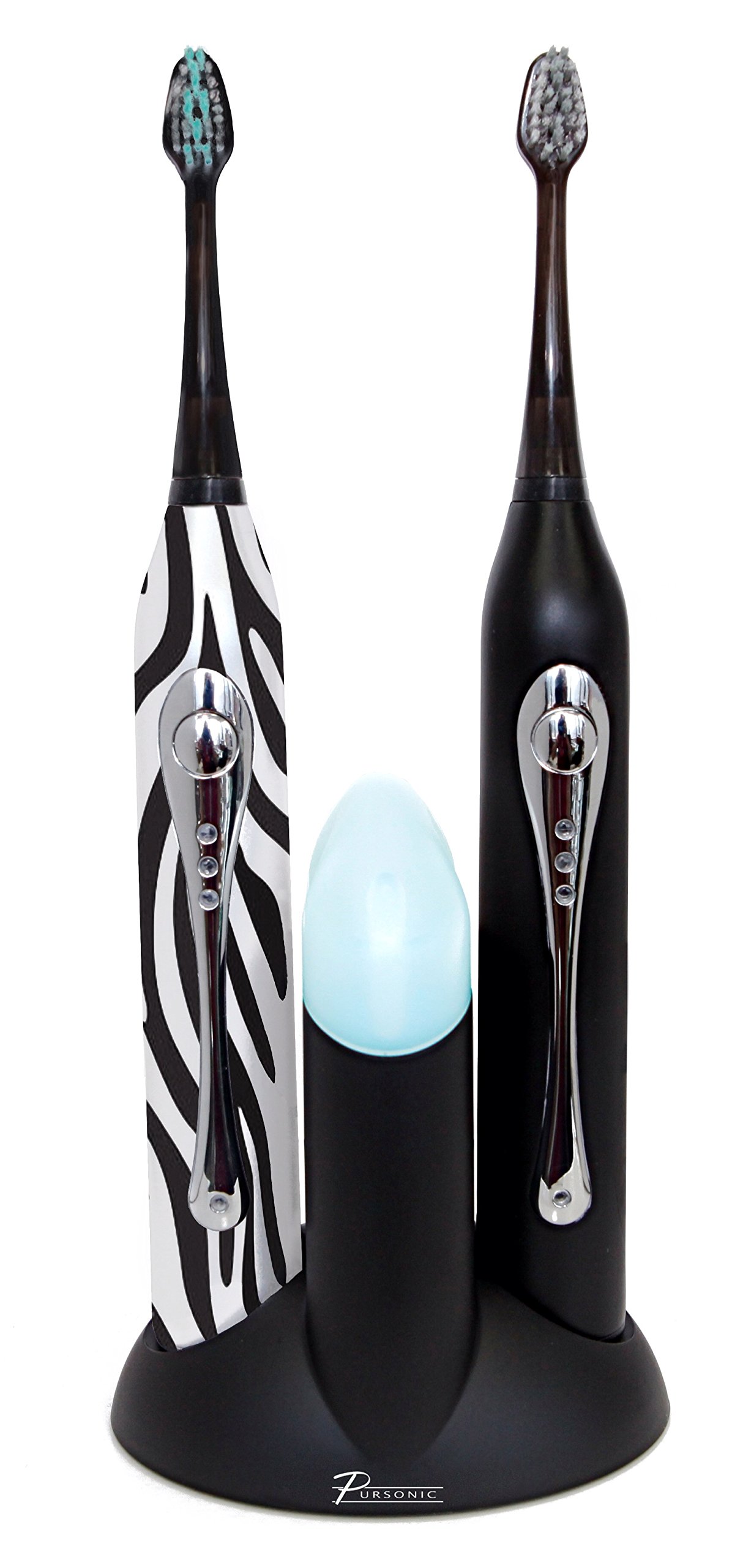 Pursonic S452BR Dual Handle Sonic Toothbrush with UV Sanitizer