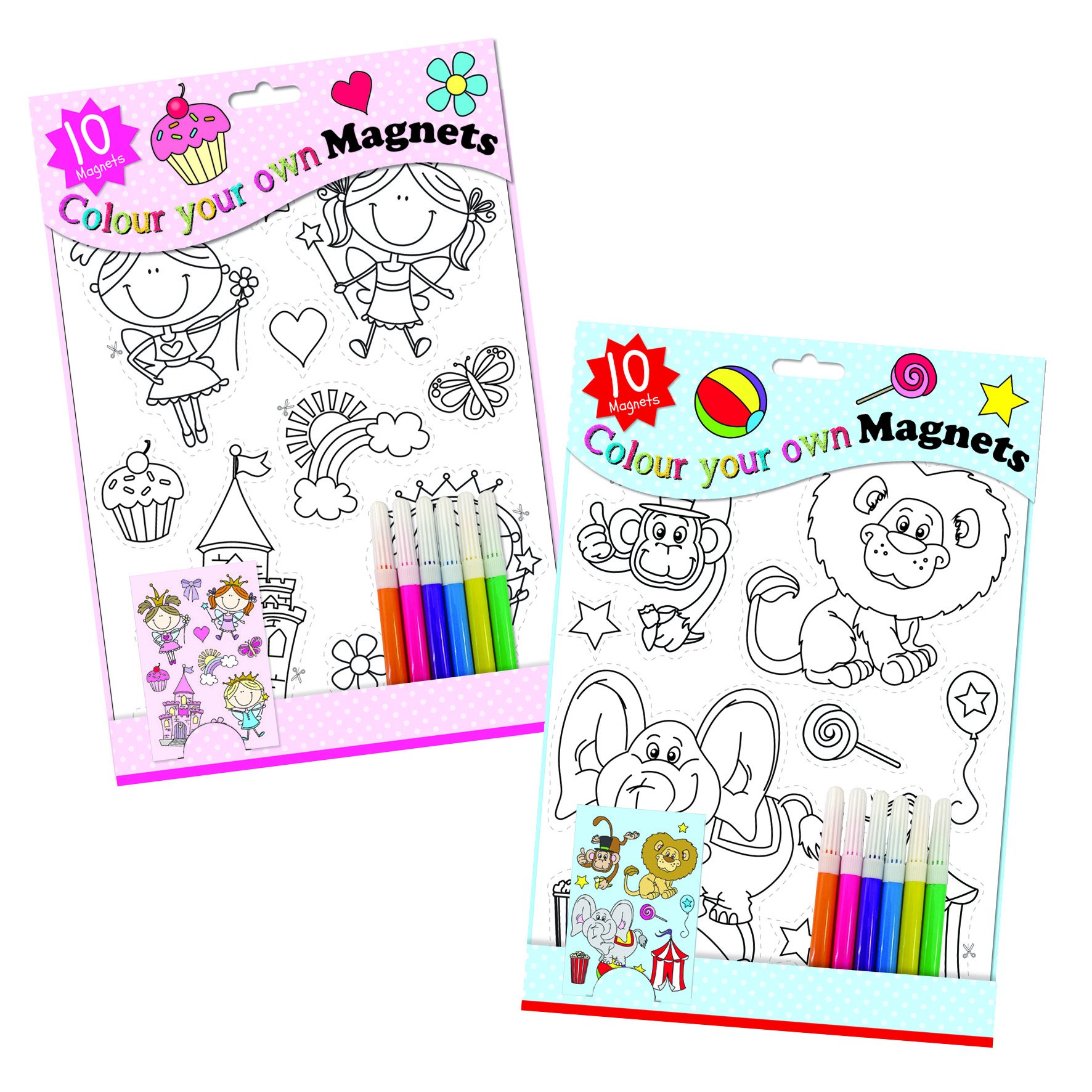 Art Box Colour Your Own Magnet (Pack of 10)